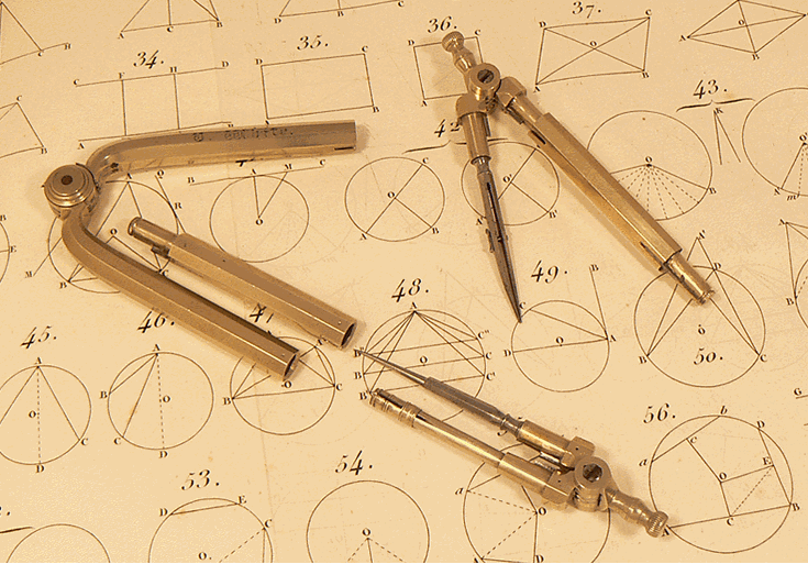 Compas de poche, universel - Compas universel - Instrument de ...